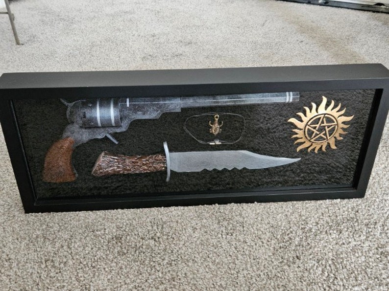 Supernatural Prop Shadow Box - Etsy Australia