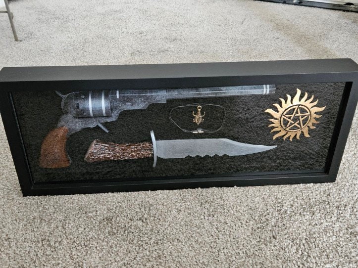 Supernatural Prop Shadow Box - Etsy Australia