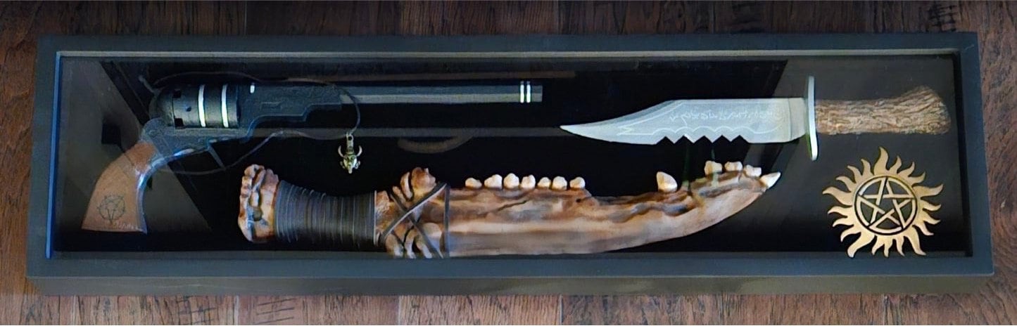 Supernatural Prop Shadow Box With First Blade - Etsy