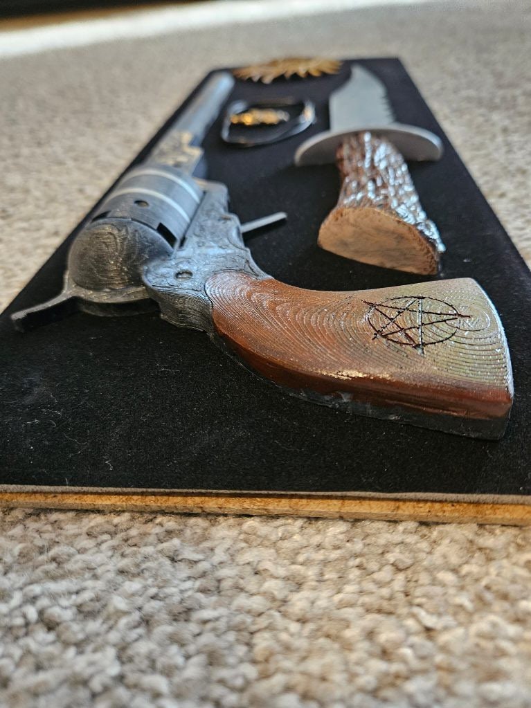 Supernatural Prop Shadow Box - Etsy Australia