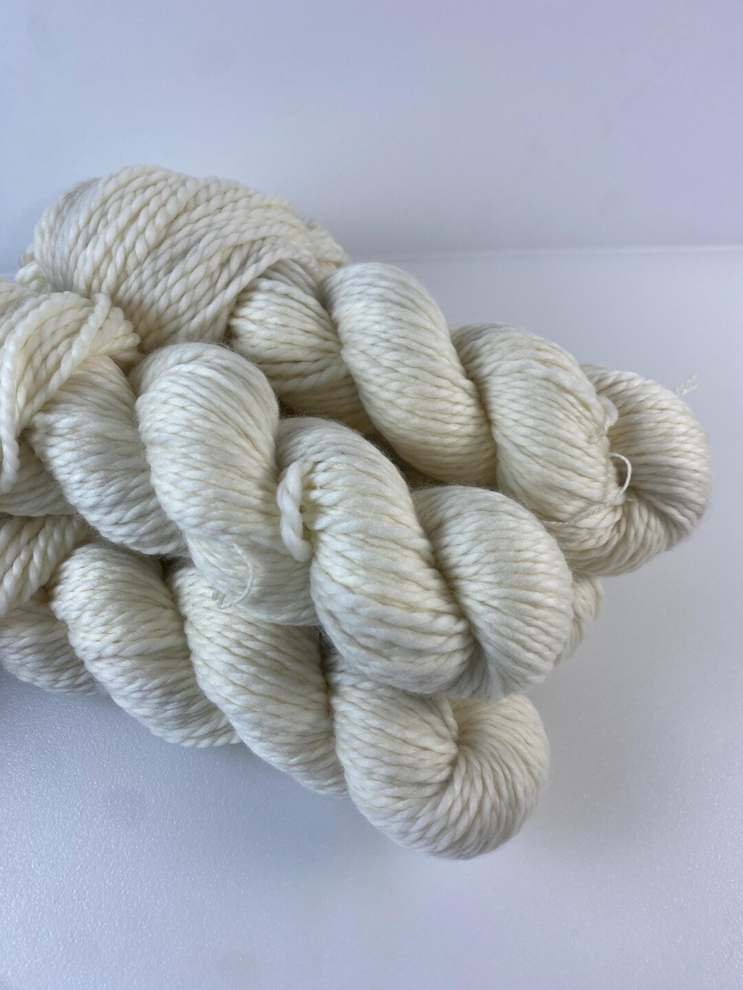 Bulky Weight 100% Superwash Merino Wool Yarn | Undyed Bare Yarn - Etsy