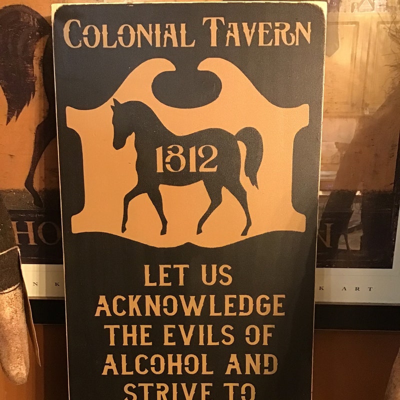 Colonial Tavern Sign - Etsy