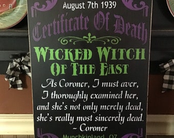 Witch Certificate - Etsy