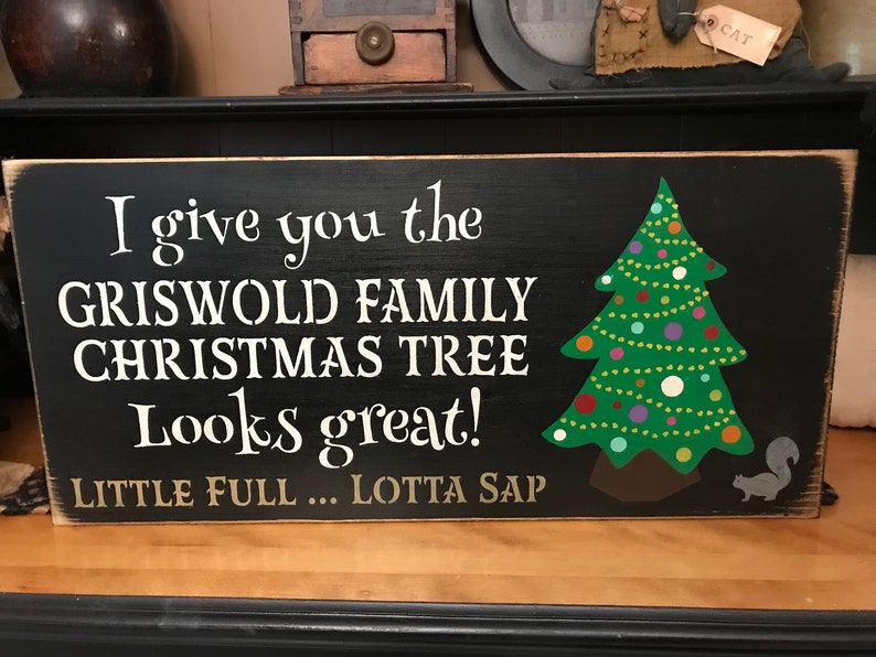 Humorous Family Christmas Tree Primitive Wood Sign 12 X 24 - Etsy