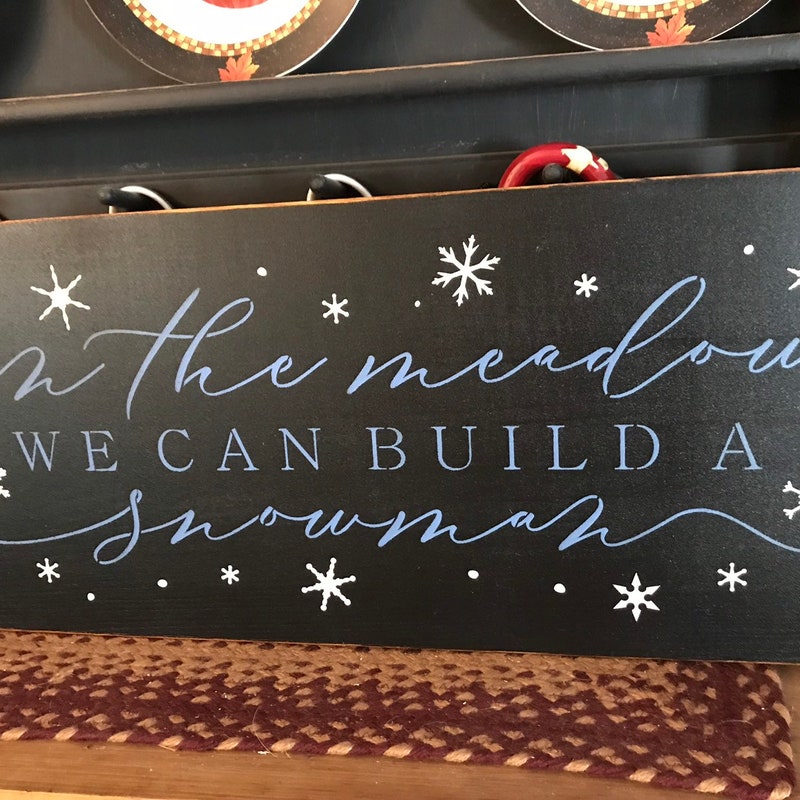 Snowman Signs - Etsy