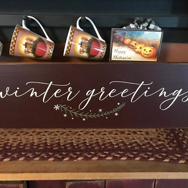 Primitive Sign - Etsy