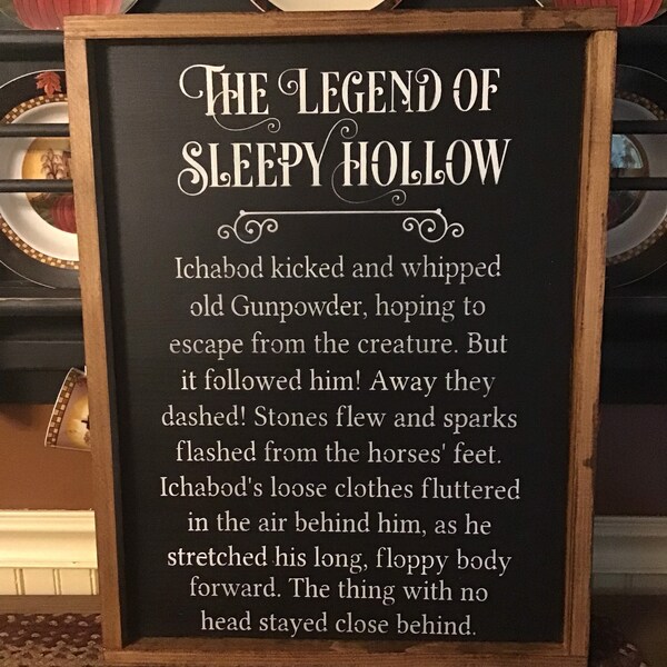 Sleepy Hollow Sign - Etsy
