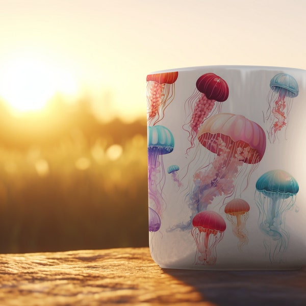 Jellyfish Mug - Etsy