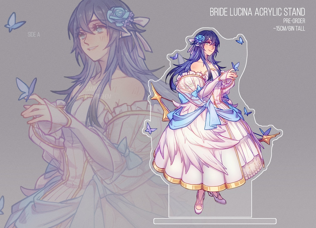 Fire Emblem Bride Lucina Acrylic Stand - Etsy