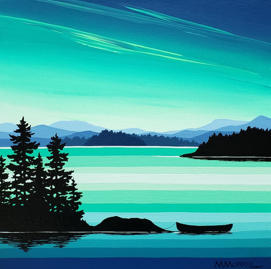 12x12 Inch Original Painting by Monica Morrill. Contemporary Fine Art ...