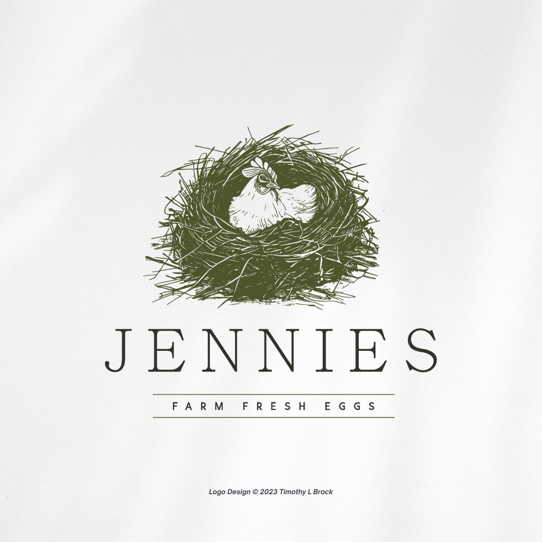 Chicken Farm Logo Design - Custom Logo Design - Farm Branding Package ...