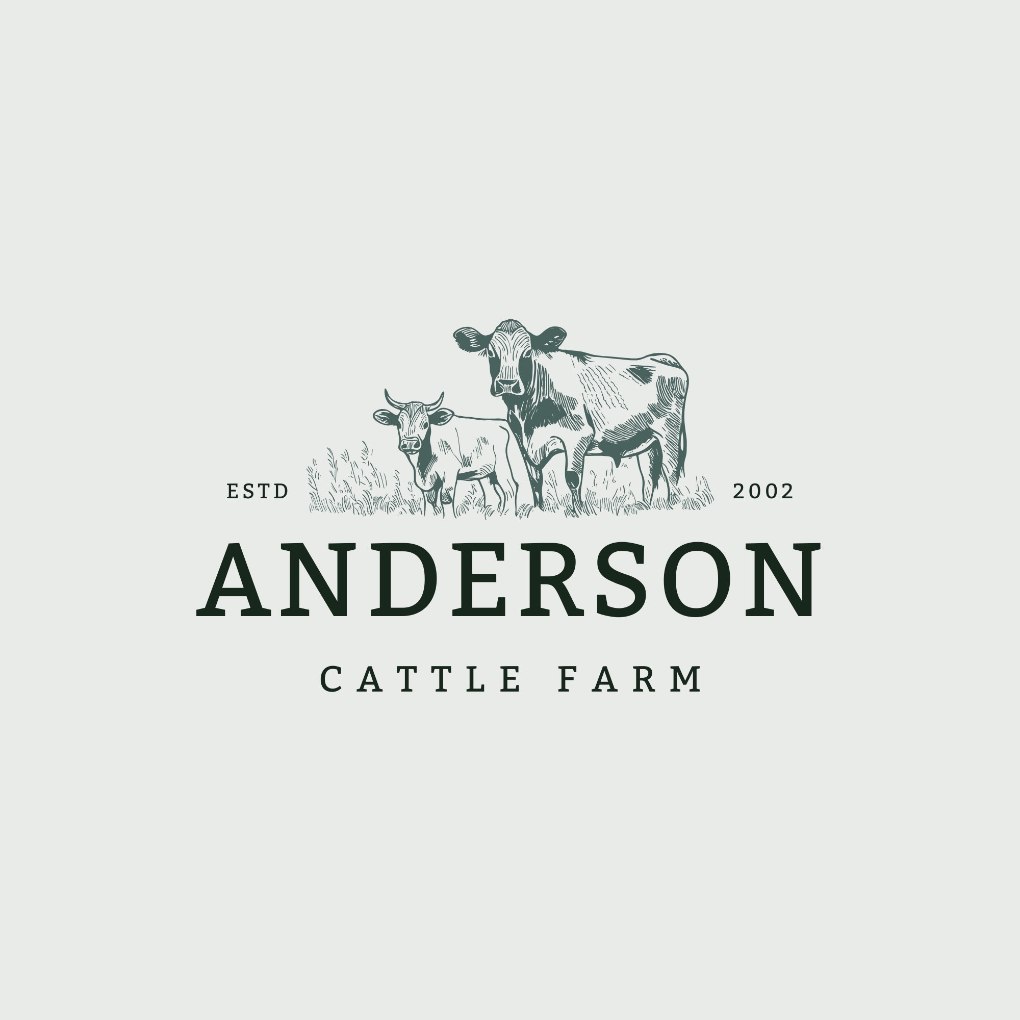 Cattle Farm Logo Design - Custom Farm Logo Design - Cattle Farm ...