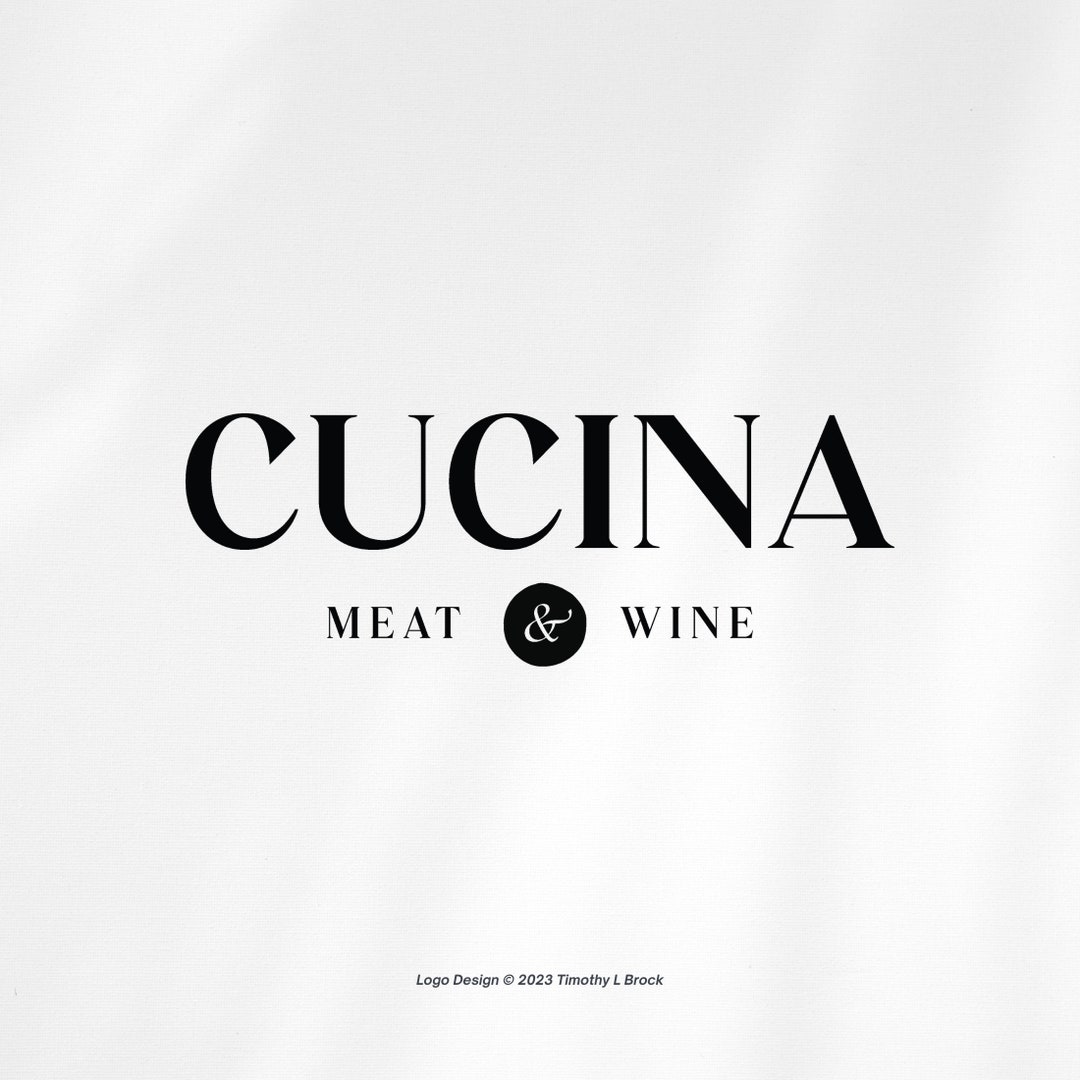 Fancy Restaurant Logo Design Package Custom Logo Design - Etsy