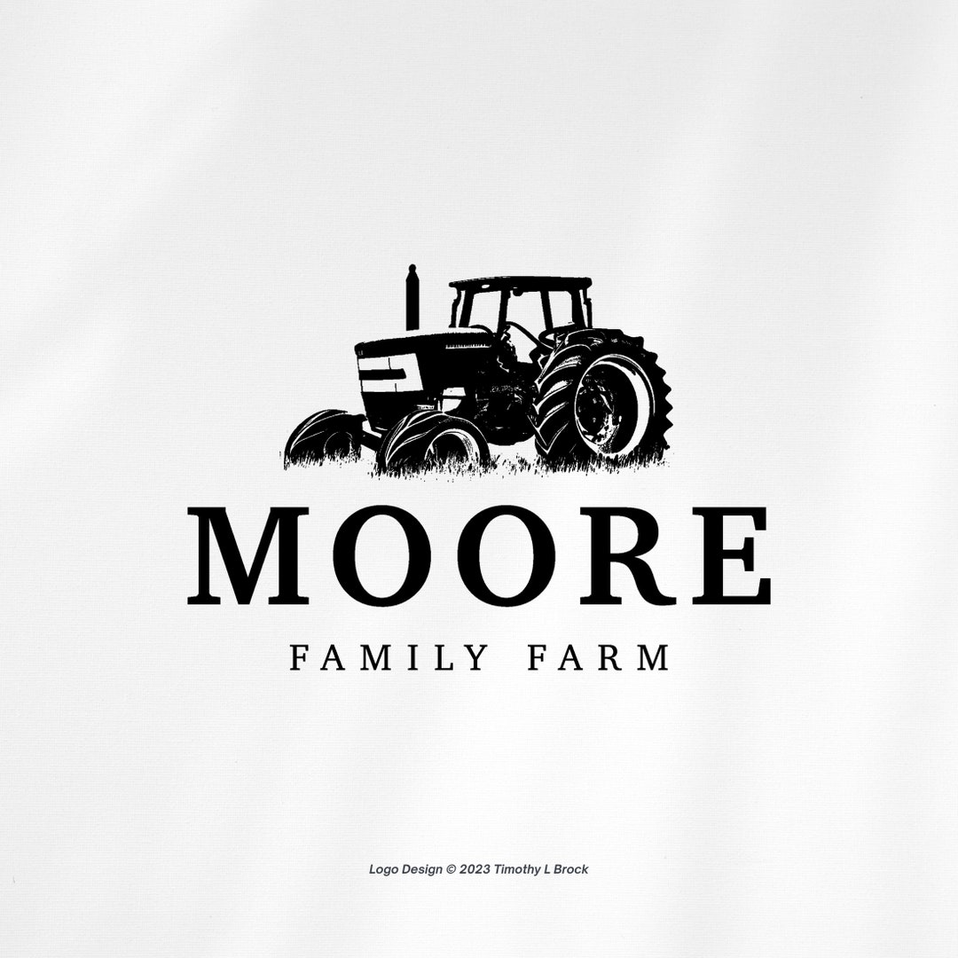 Family Farm Logo Design - Custom Logo Design - Farm Branding Package ...