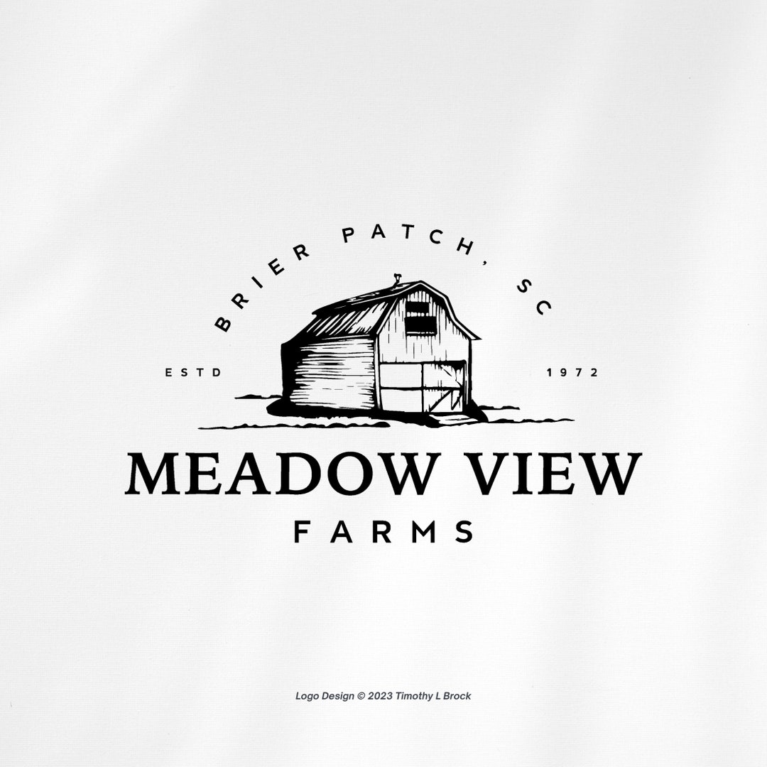 Farm Logo Design - Custom Logo Design - Family Farm Branding Package ...