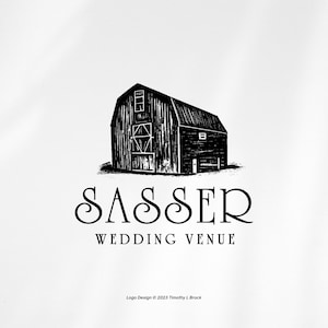 Wedding Venue Logo Design - Custom Logo Design - Farm Venue Logo ...