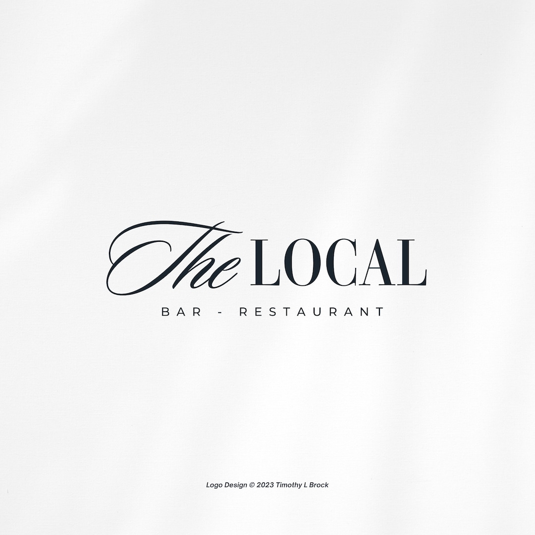 Fine Dining Restaurant Logo Design Package Custom Logo Design Fancy ...