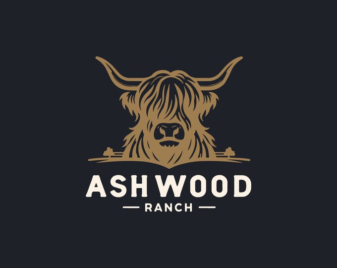 Cattle Ranch Logo Design - Custom Branding - Cattle Co Logo Package ...