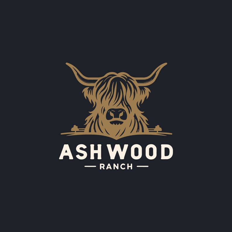Cattle Ranch Logo Design Custom Branding Cattle Co Logo Package ...