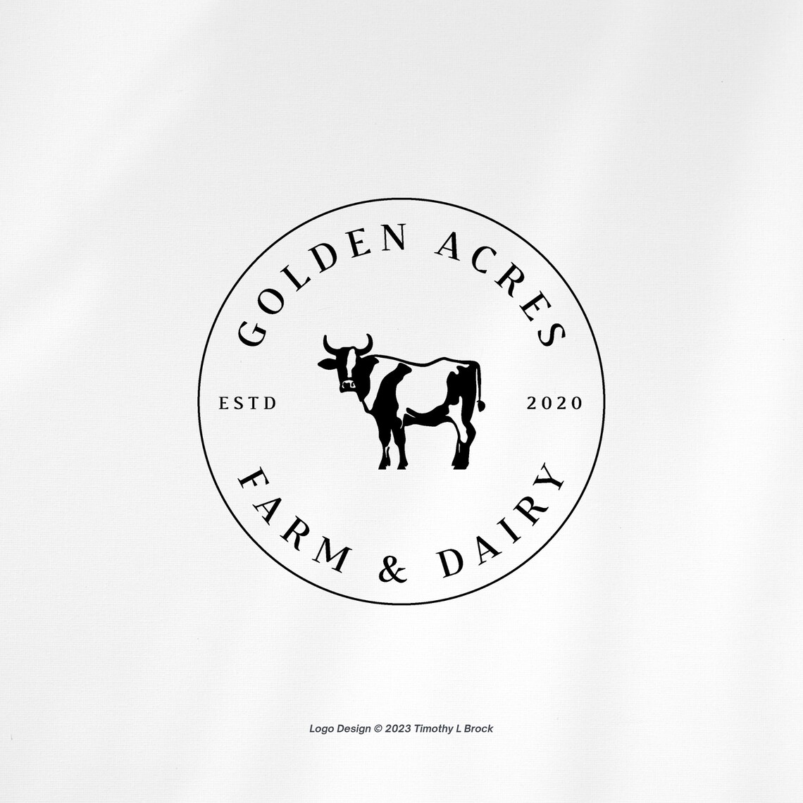 Farm & Dairy Logo Design - Custom Logo Design - Farm Branding Package ...