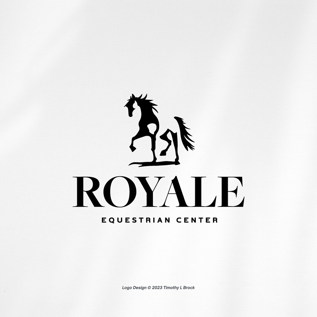 Equestrian Center Logo Design Custom Logo Design Farm - Etsy