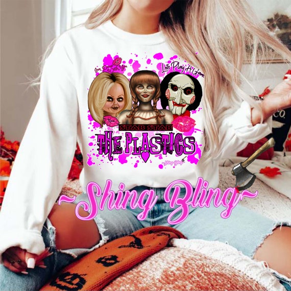 Mean Girls the Plastics Horror Series Slouch Raglan Sleeve - Etsy