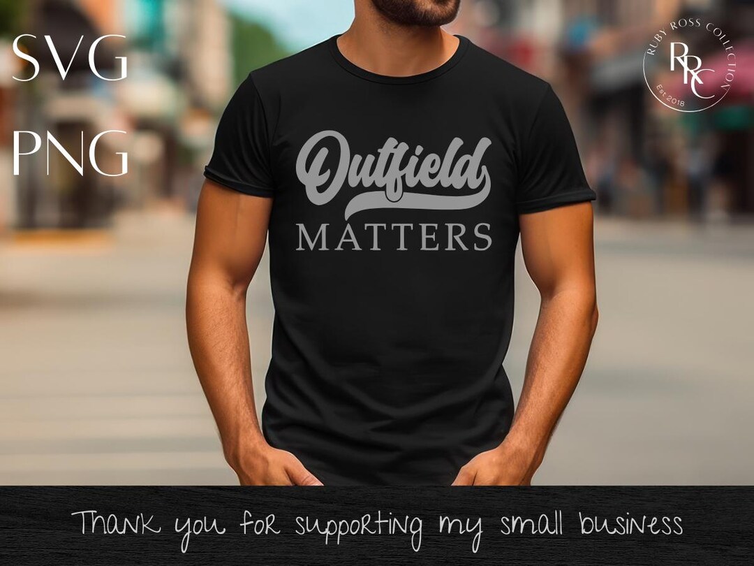 OUTFIELD Matters SVG Cut File Funny Baseball, Baseball Mom - Etsy