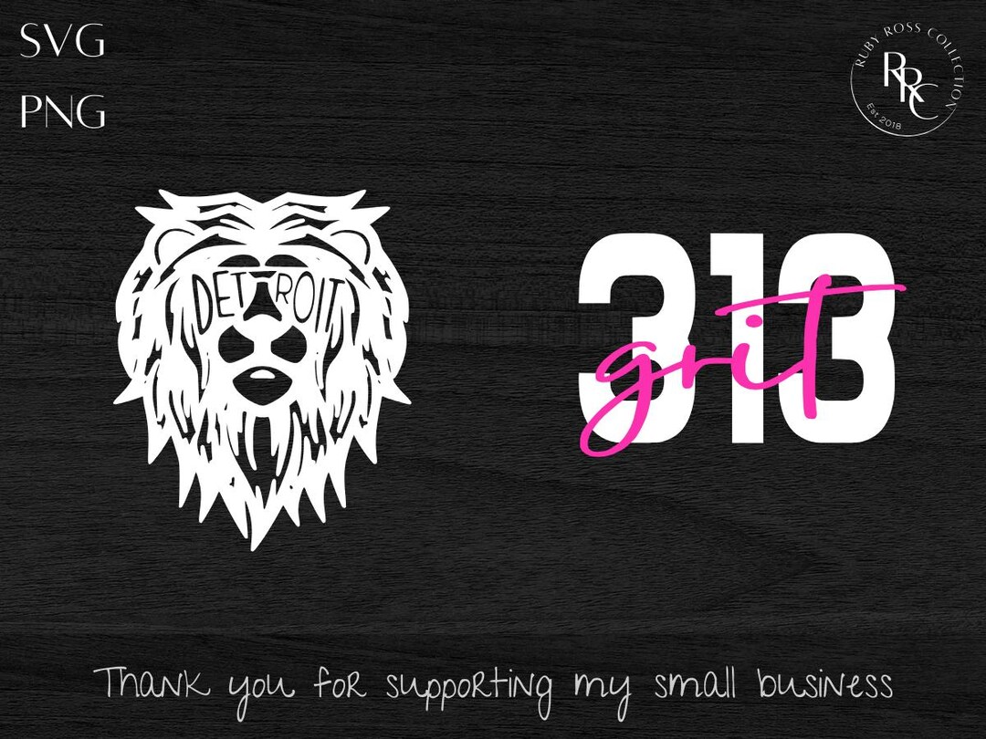 Detroit SVG Detroit Football 313 Grit SVG PNG Motor City - Etsy