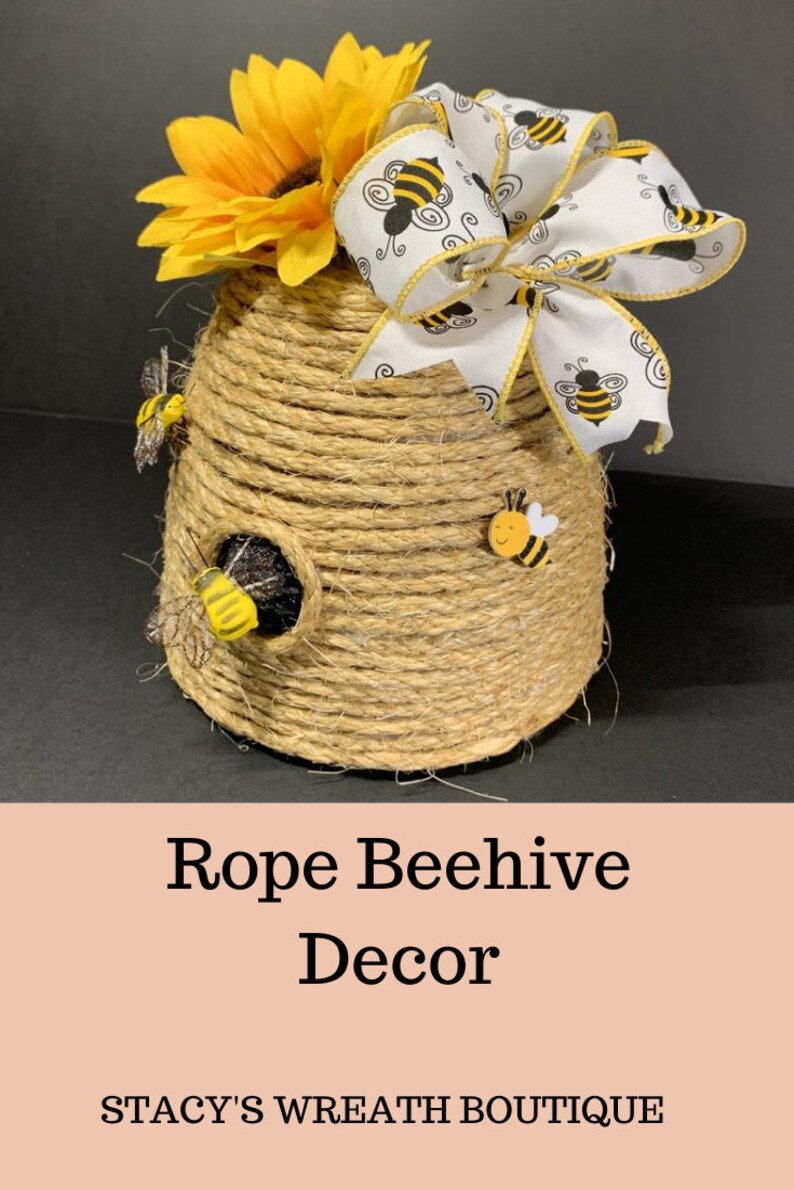 Bee Hive Decor Rope Beehive Bee Gift Bee Decor Bee Hive - Etsy