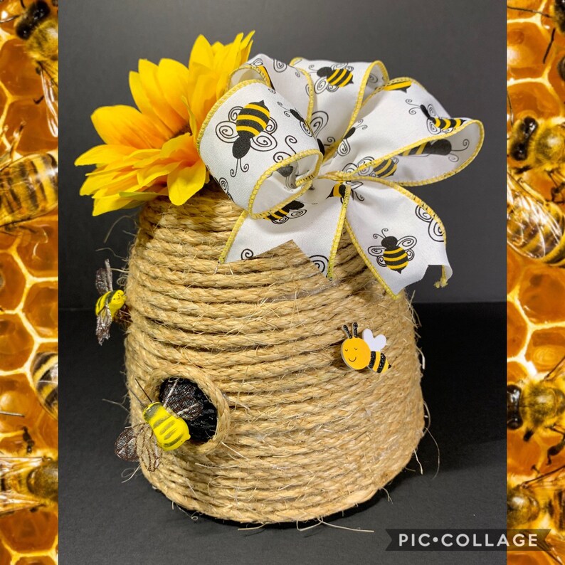 Bee Hive Decor Rope Beehive Bee Gift Bee Decor Bee Hive - Etsy