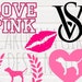LOVE PINK Svg File, Love Pink Dog Svg, Pink Nation Cut File, Cricut ...