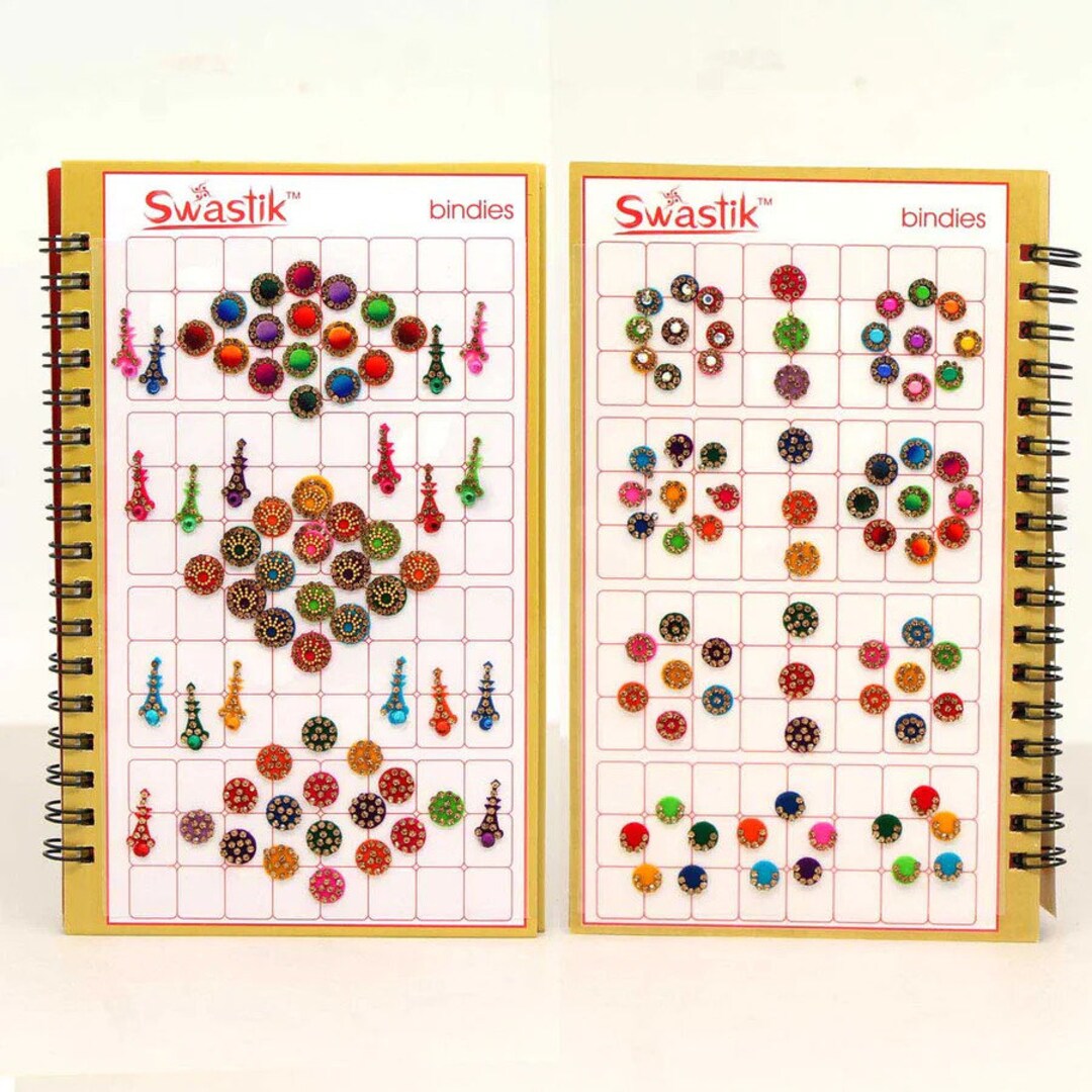 Assorted Color Stone Bindi Book for Women & Girls Aprox Total - Etsy