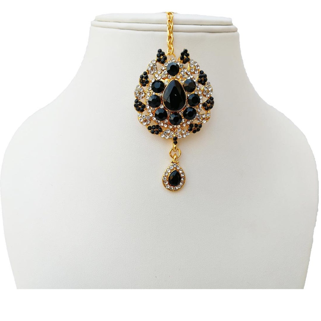 Simple Tikka Jewelry Set for Women Mang Tikka Set CZ Tikka - Etsy