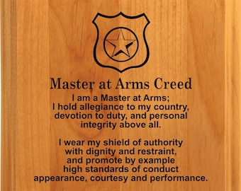 Navy Master at Arms | Etsy