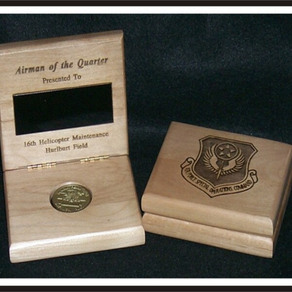 Challenge Coin Presentation Box - Etsy