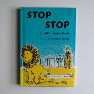 Vintage Children's Book, Stop Stop, an I Can Read Book, Picture Book ...