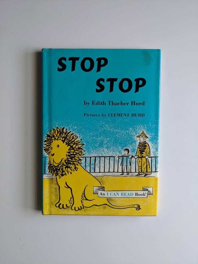 Vintage Children's Book, Stop Stop, an I Can Read Book, Picture Book ...