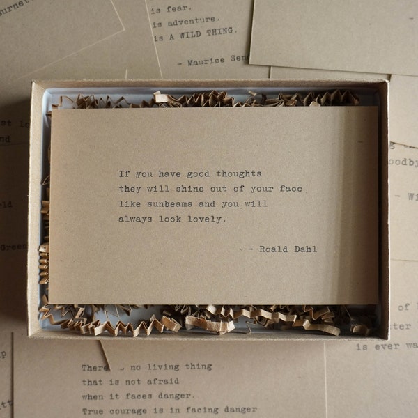 Quote Cards - Etsy