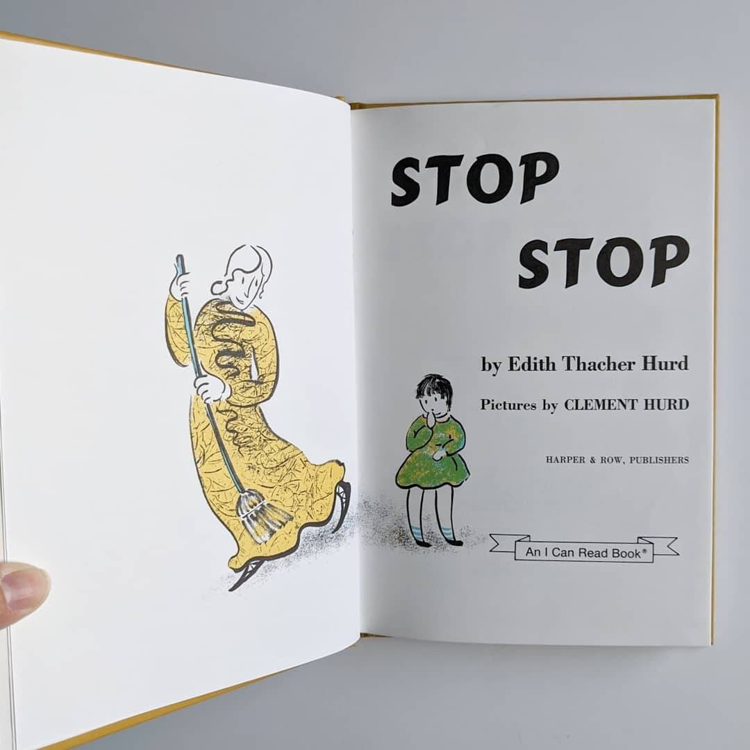 Vintage Children's Book, Stop Stop, an I Can Read Book, Picture Book ...