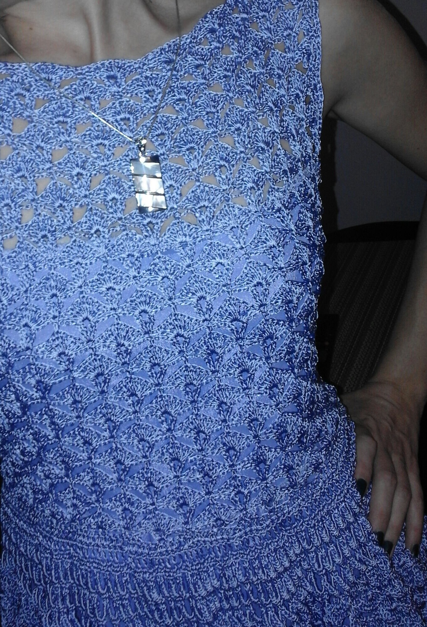 Sexy Dress Silk Crochet Dressblue Crochet Dressss Boho - Etsy