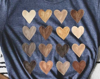 Skin Tone Hearts - Etsy