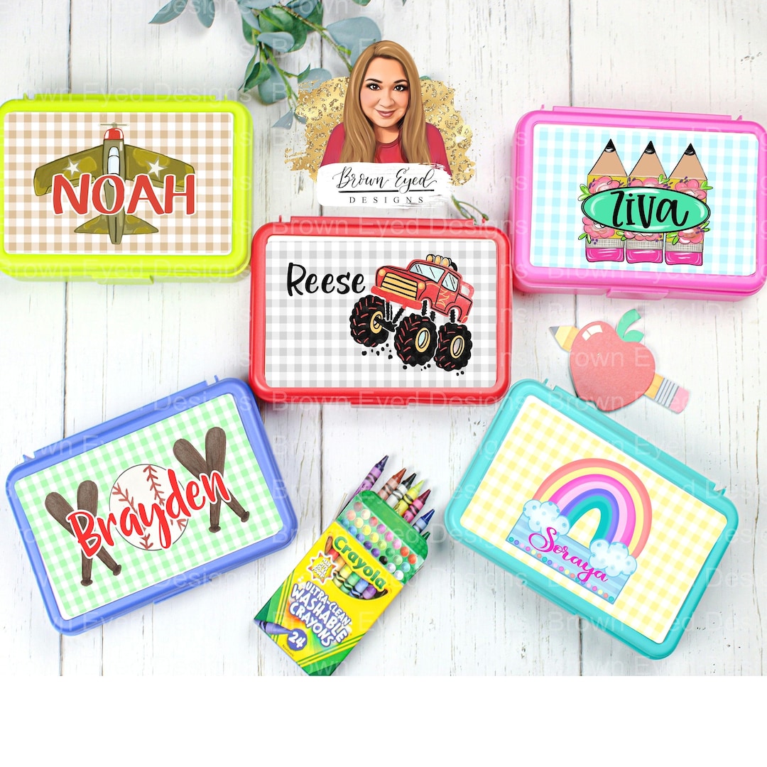 Personalized Pencil Box, School Pencil Box, Back to School, Elementary ...