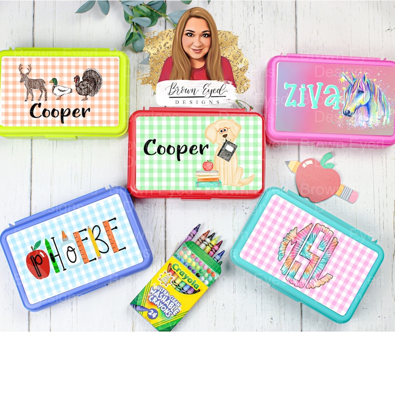 Personalized Pencil Box School Pencil Box Back to School - Etsy