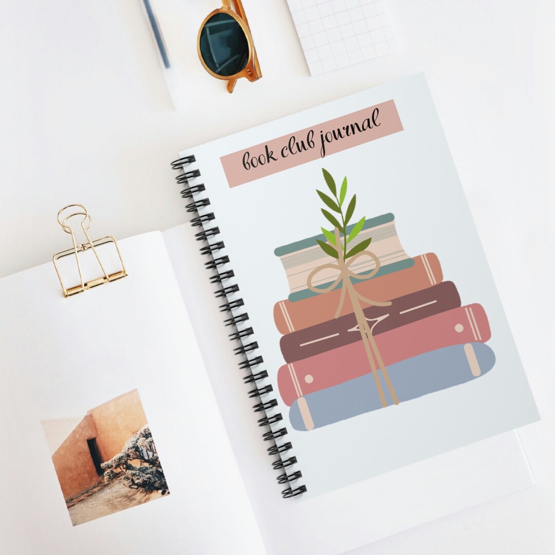 Book Club Journal: Reading List Spiral Notebook - Etsy
