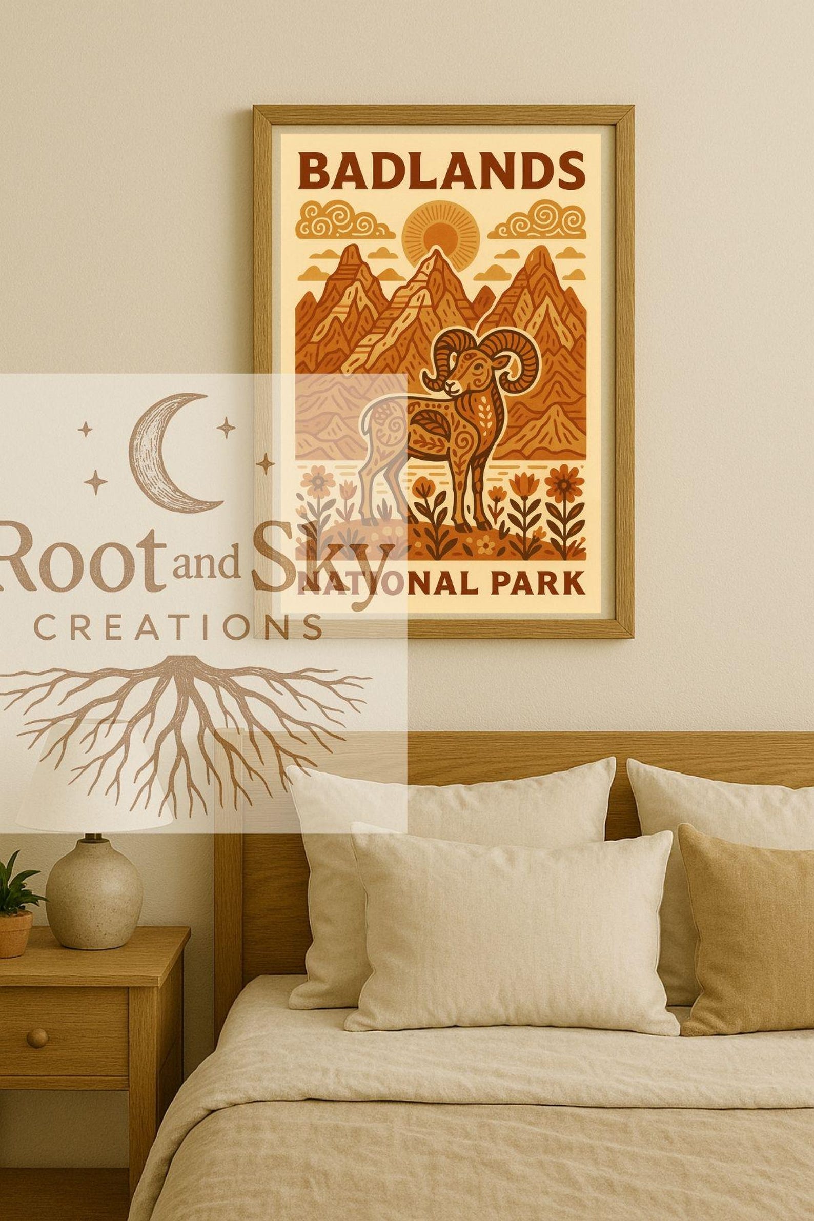 Badlands National Park Poster South Dakota - Digital Download | USA ...