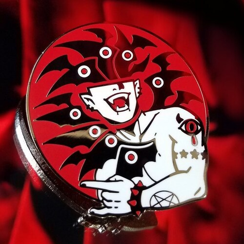 Chaos Vamp Original Enamel Pin Etsy