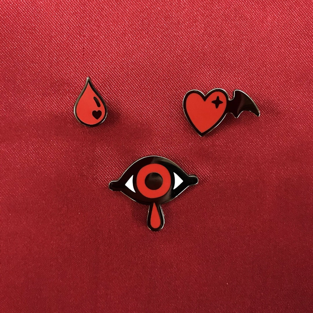 Mini Vampire Pins - Etsy