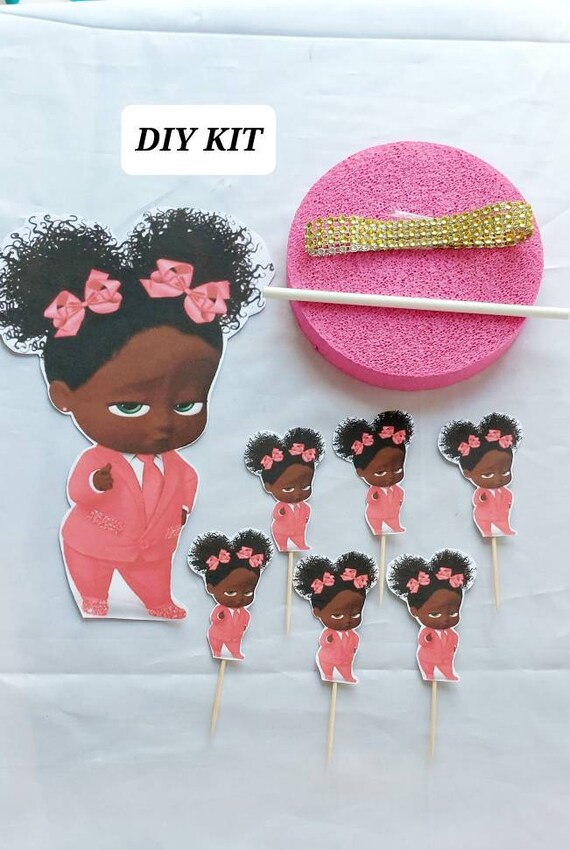 Boss Baby Party Decor Boss Baby DIY KIT Boss Girl Party - Etsy New Zealand