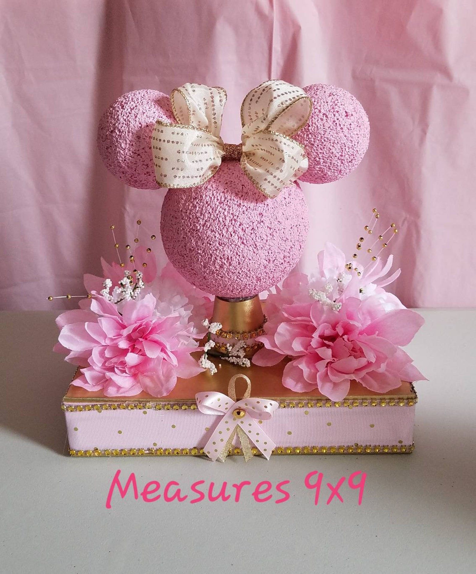 Royal Minnie Mouse Minnie Centerpiece Baby Shower - Etsy