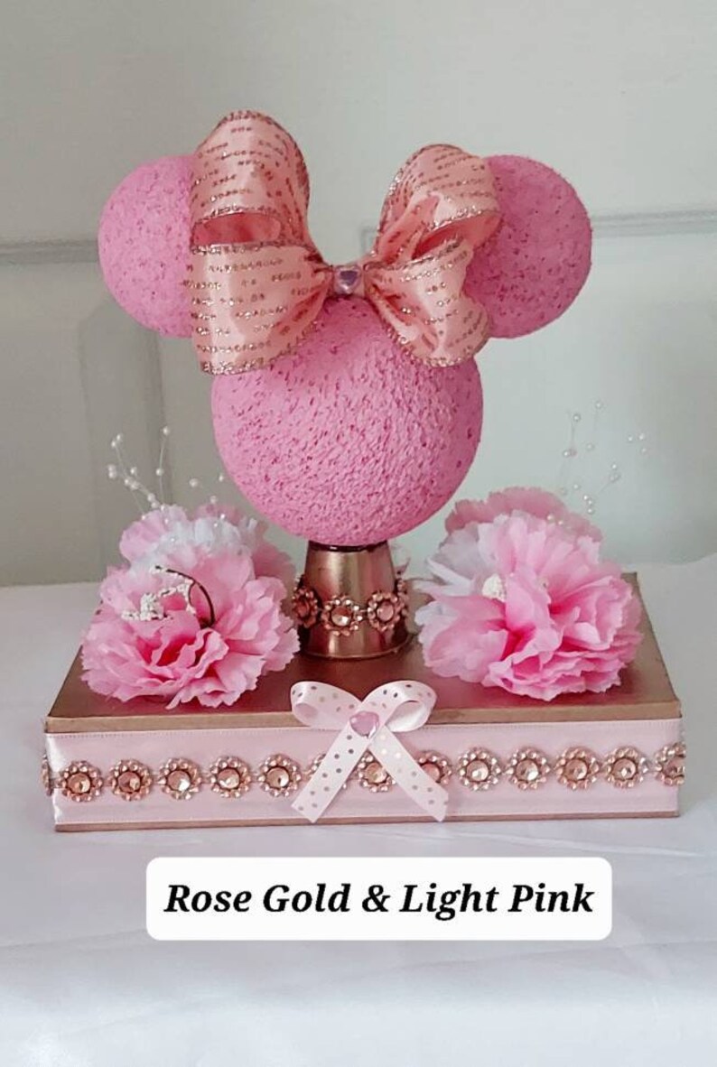Royal Minnie Mouse Minnie Centerpiece Baby Shower - Etsy